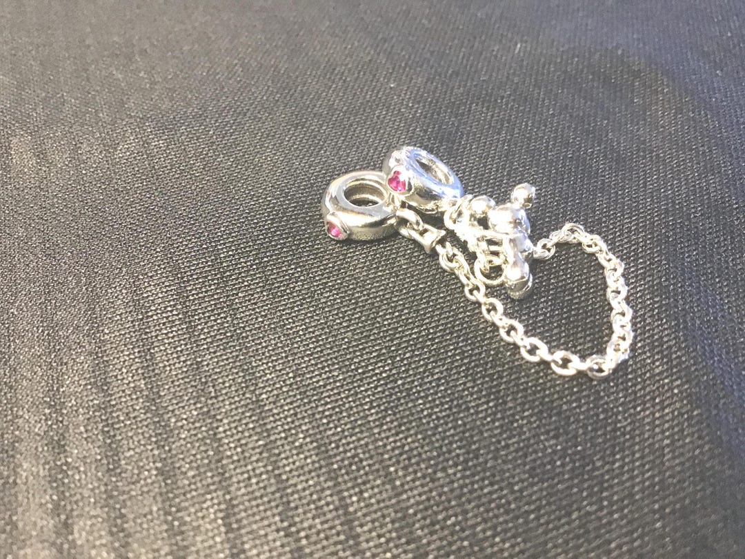 Used Pandora Charm Safety Chain Mickey Mouse- Disney - Etsy