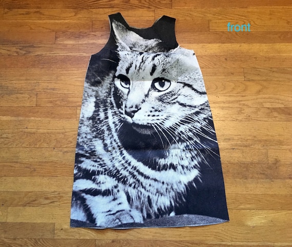 Iconic vintage "Cat" paper Poster Dress by Harry Gord… - Gem