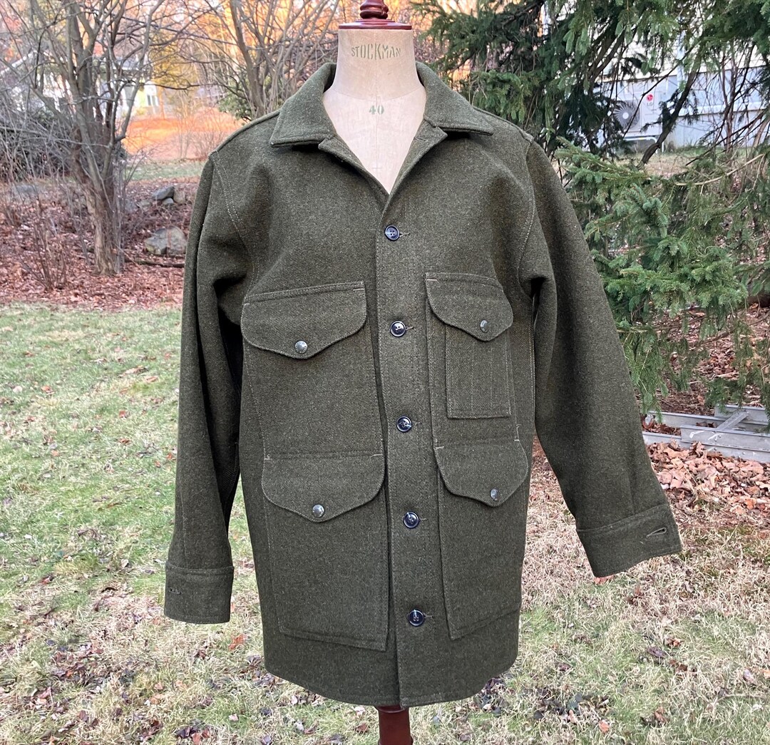 Vintage Filson Mackinaw Cruiser Wool Hunting Jacket, Mens 38 (S), Ca ...