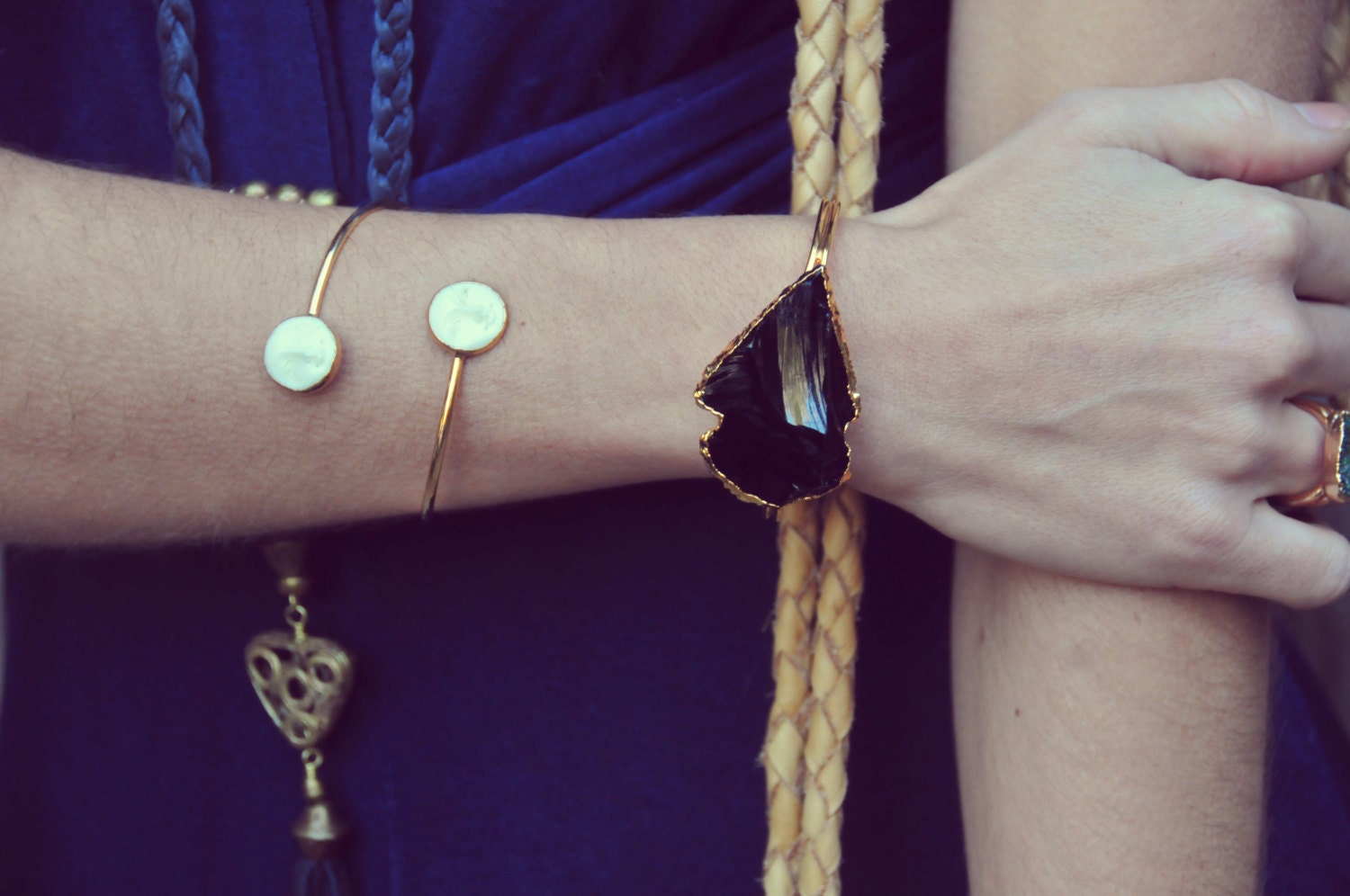 Man in the Moon Bracelet /// Moon Face Jewelry, Women's Gifts ...