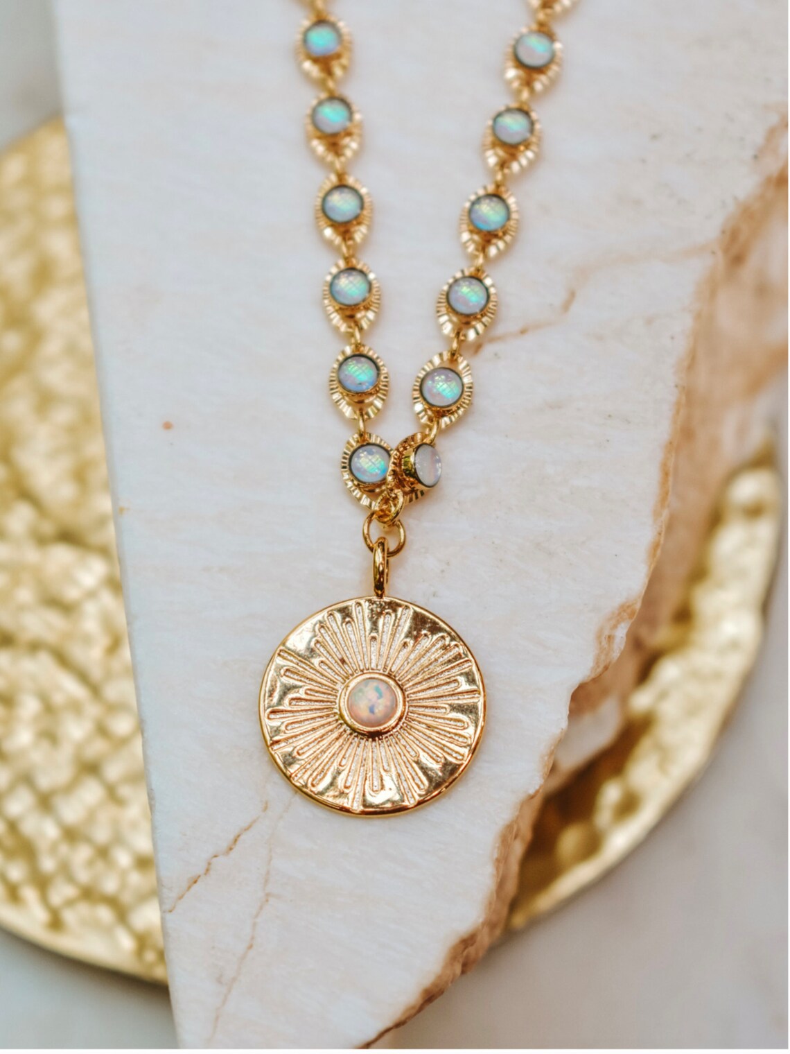 SOL NECKLACE /// Gold Necklace, Bohemian Jewelry, Festival Necklace ...