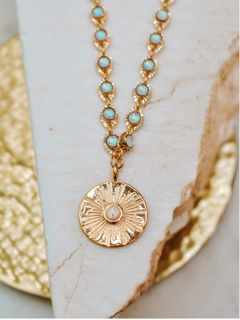 SOL NECKLACE /// Gold Necklace, Bohemian Jewelry, Festival Necklace ...
