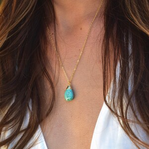 WILD CHILD NECKLACE /// Turquoise Gemstone Necklace, Women's Gifts ...