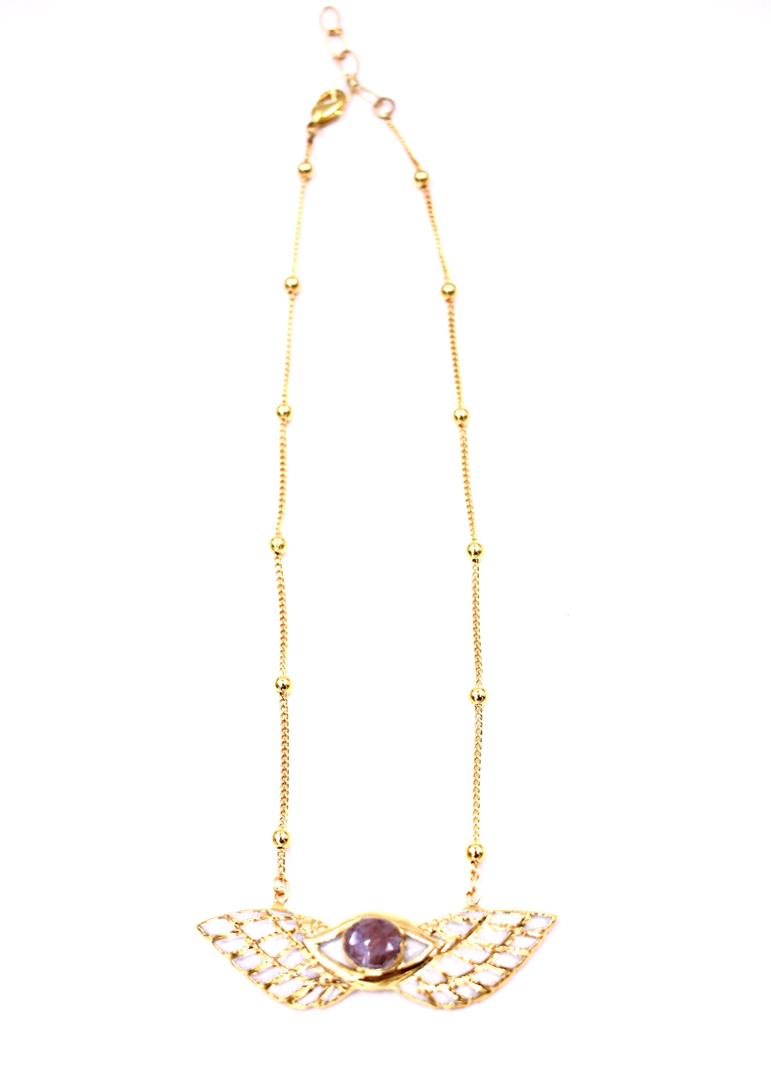 ISLA NECKLACE /// Gold Necklace Wings Bohemian Necklace | Etsy