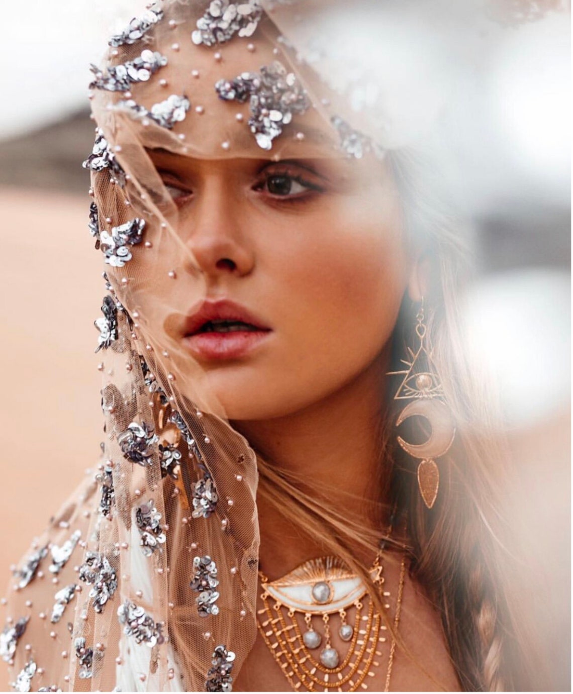 NOOR NECKLACE /// Bone, Shell or Wood Pendant, Tourmaline or Abalone ...