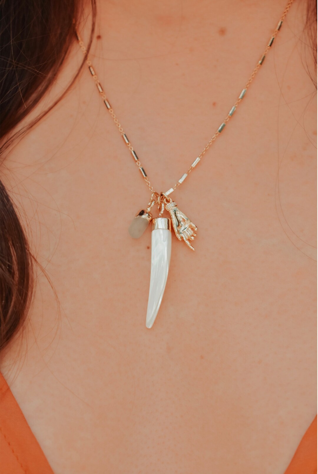 TRINIDAD NECKLACE /// Gold Necklace, Bohemian Jewelry, Festival ...