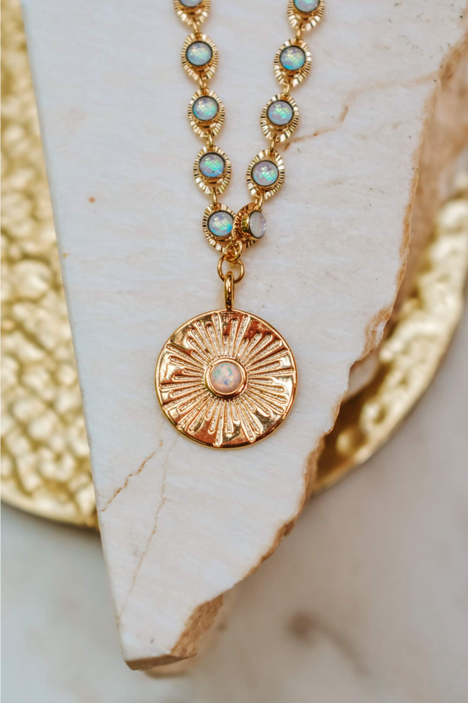 SOL NECKLACE /// Gold Necklace, Bohemian Jewelry, Festival Necklace ...