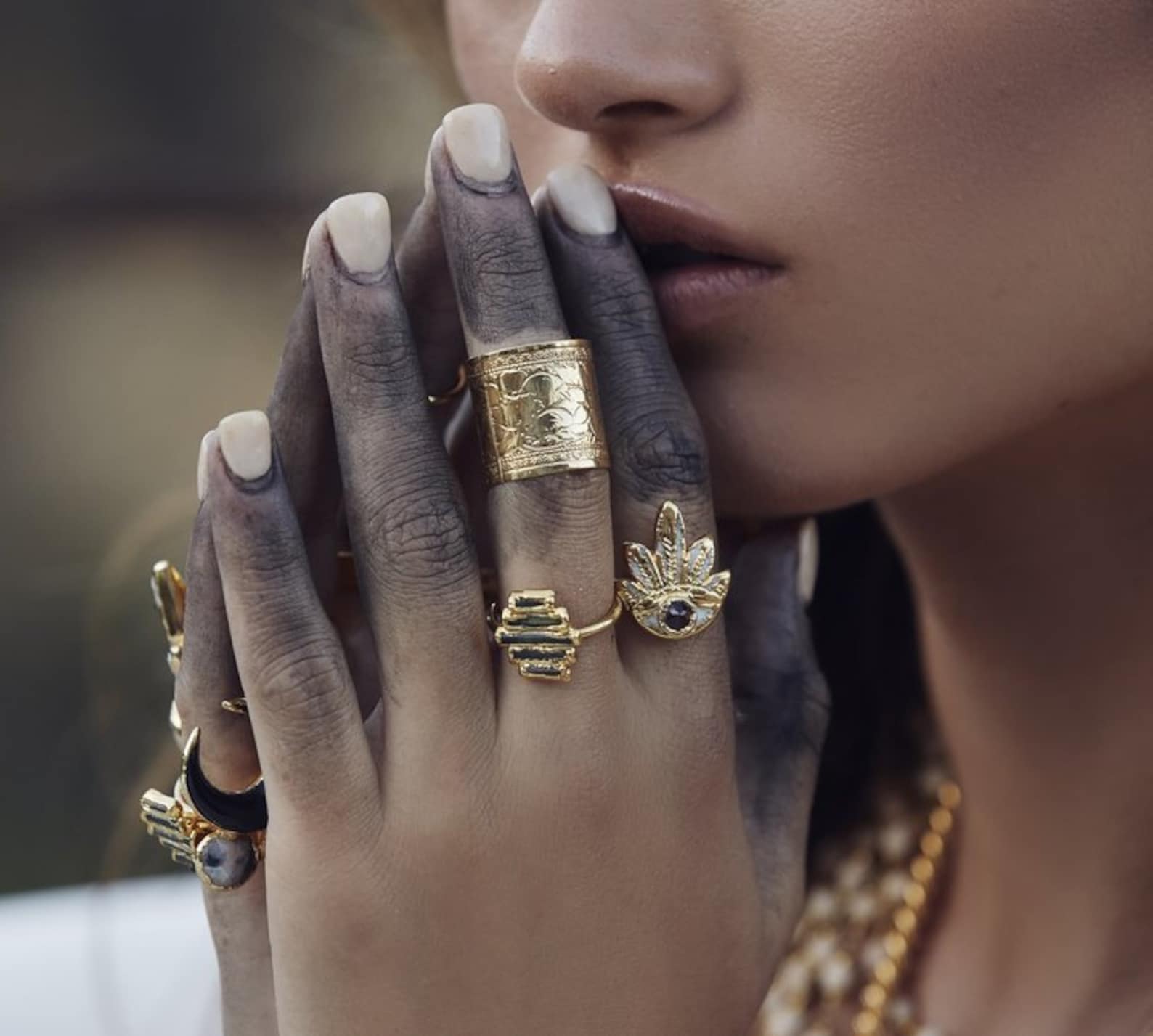 PAX MINI RING /// Gold Ring Stackable Rings Silverite - Etsy