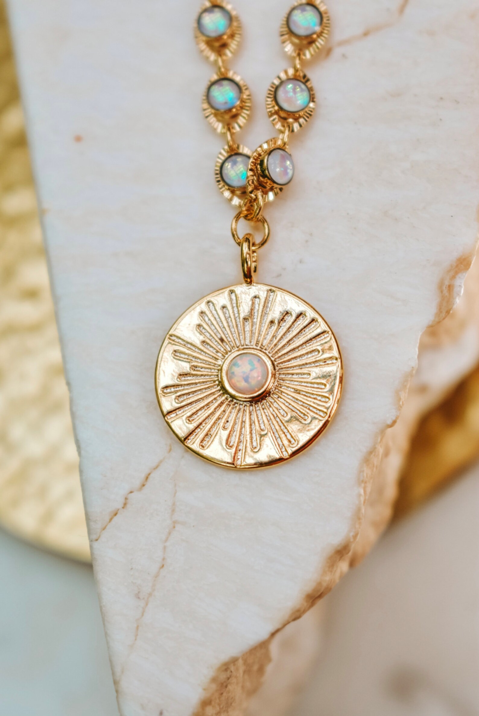SOL NECKLACE /// Gold Necklace, Bohemian Jewelry, Festival Necklace ...