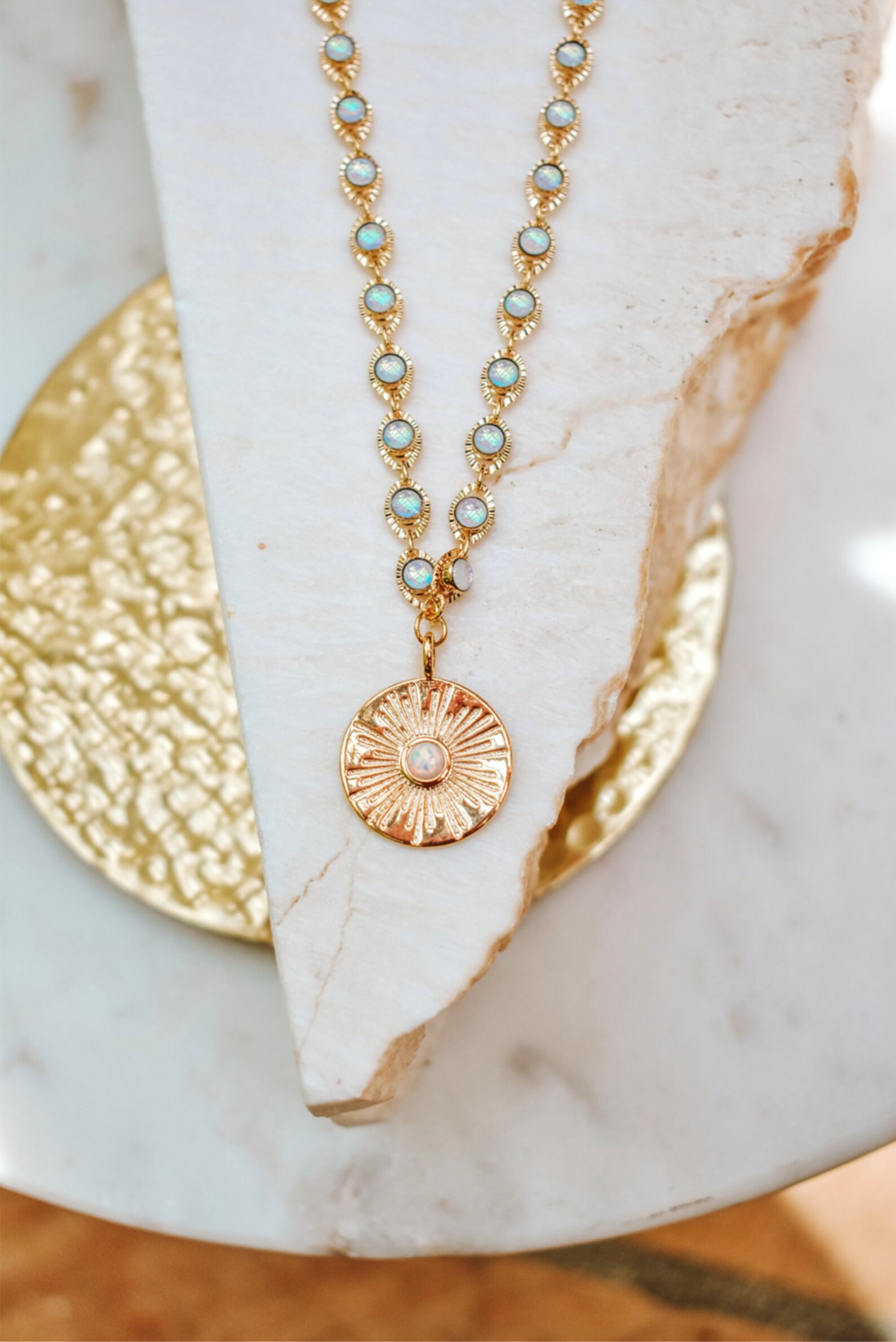 SOL NECKLACE /// Gold Necklace, Bohemian Jewelry, Festival Necklace ...