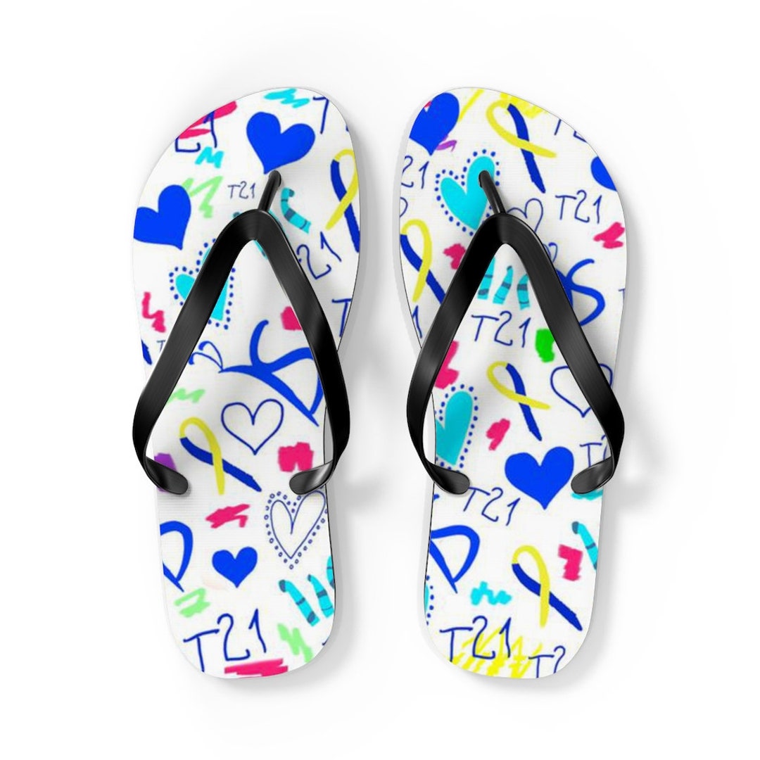 Down Syndrome Flip Flops, Down Syndrome Shoes, Down Syndrome Gifts ...