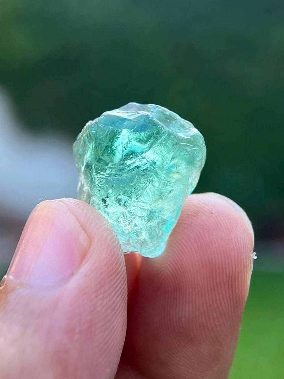 7 GRAM Unique Beautiful Clean Fluorescent Fluorite From Gilgit ...