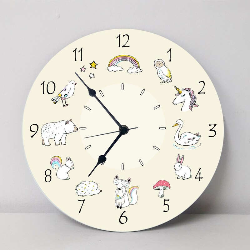 Children Wall Clock - Etsy