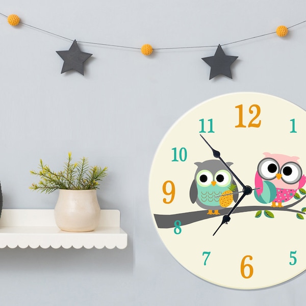 Children Wall Clock - Etsy