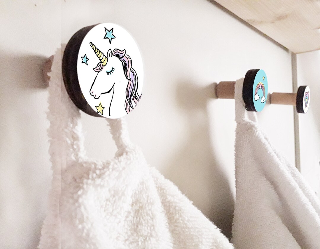 Wood Kids Wall Hooks, Kids Wall Hangers, Kids Wall Racks, Wall Hooks ...