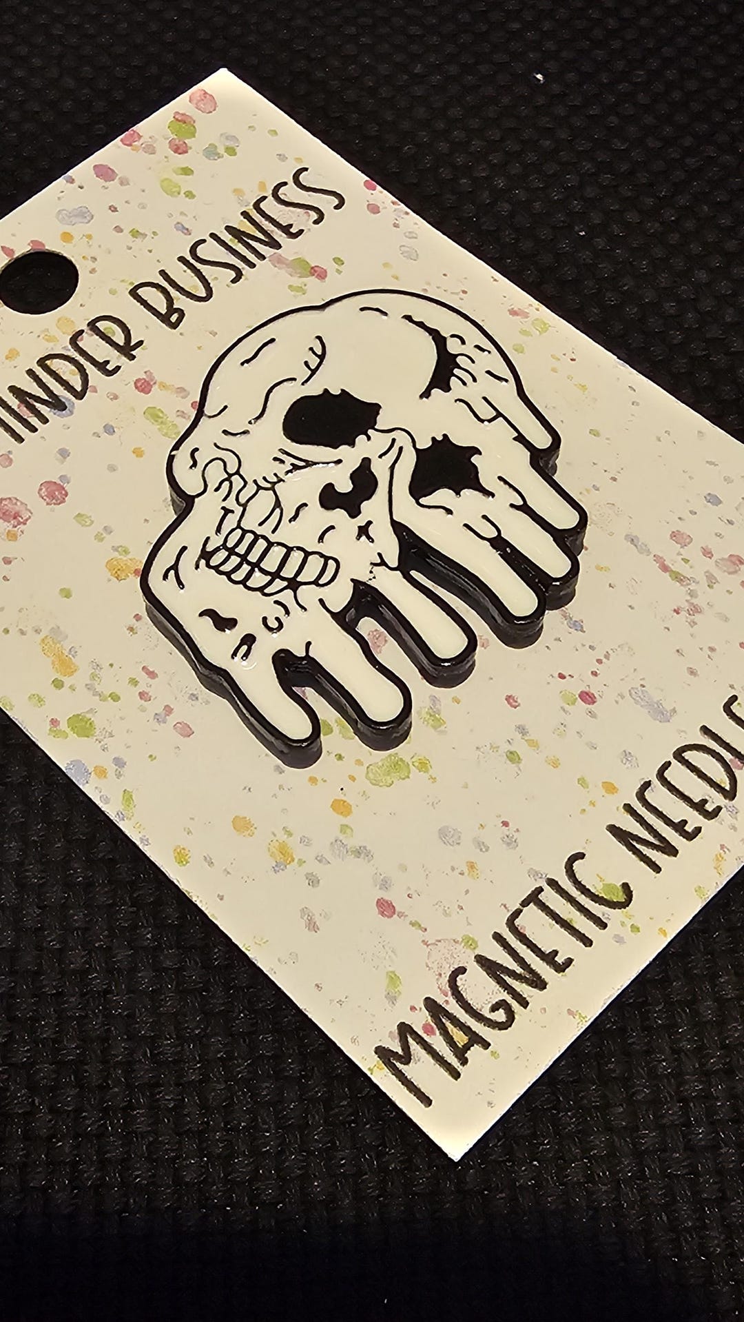Skull | Needle Minders | Magnetic | Goth | Witchy - Etsy