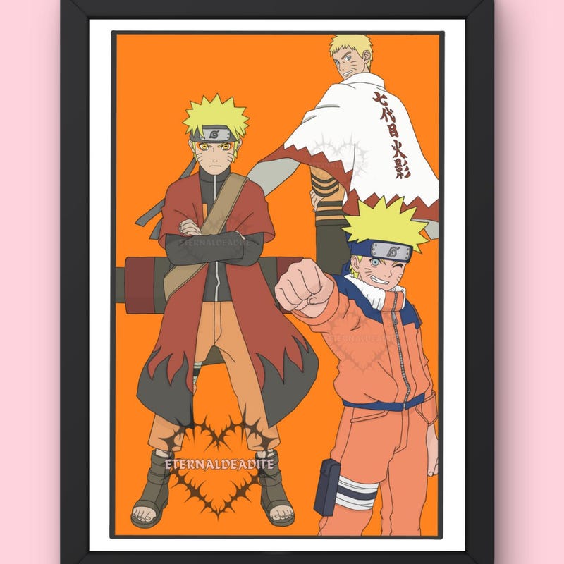 Naruto Poster - Etsy UK