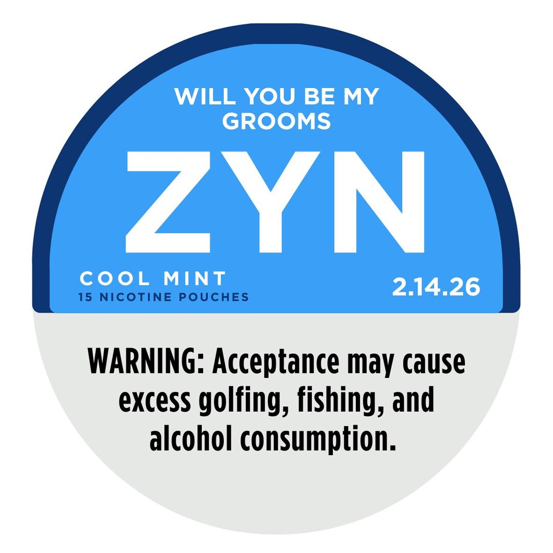 Groomsman Proposal ZYN Cool Mint | Personalized Zyn Groomsman Proposal ...