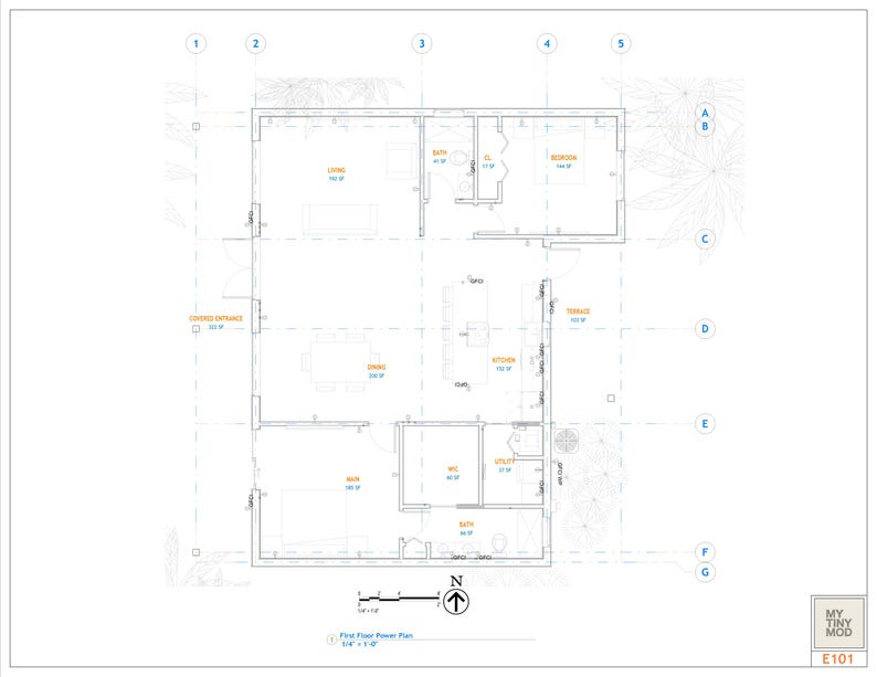 Modern Home Layout PDF - Etsy