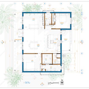 Modern Home Layout PDF - Etsy