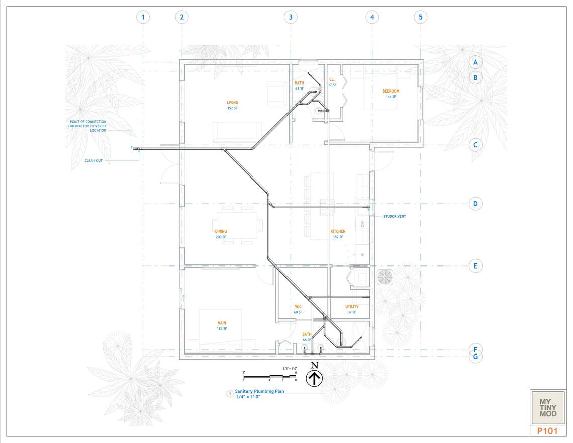 Modern Home Layout PDF - Etsy