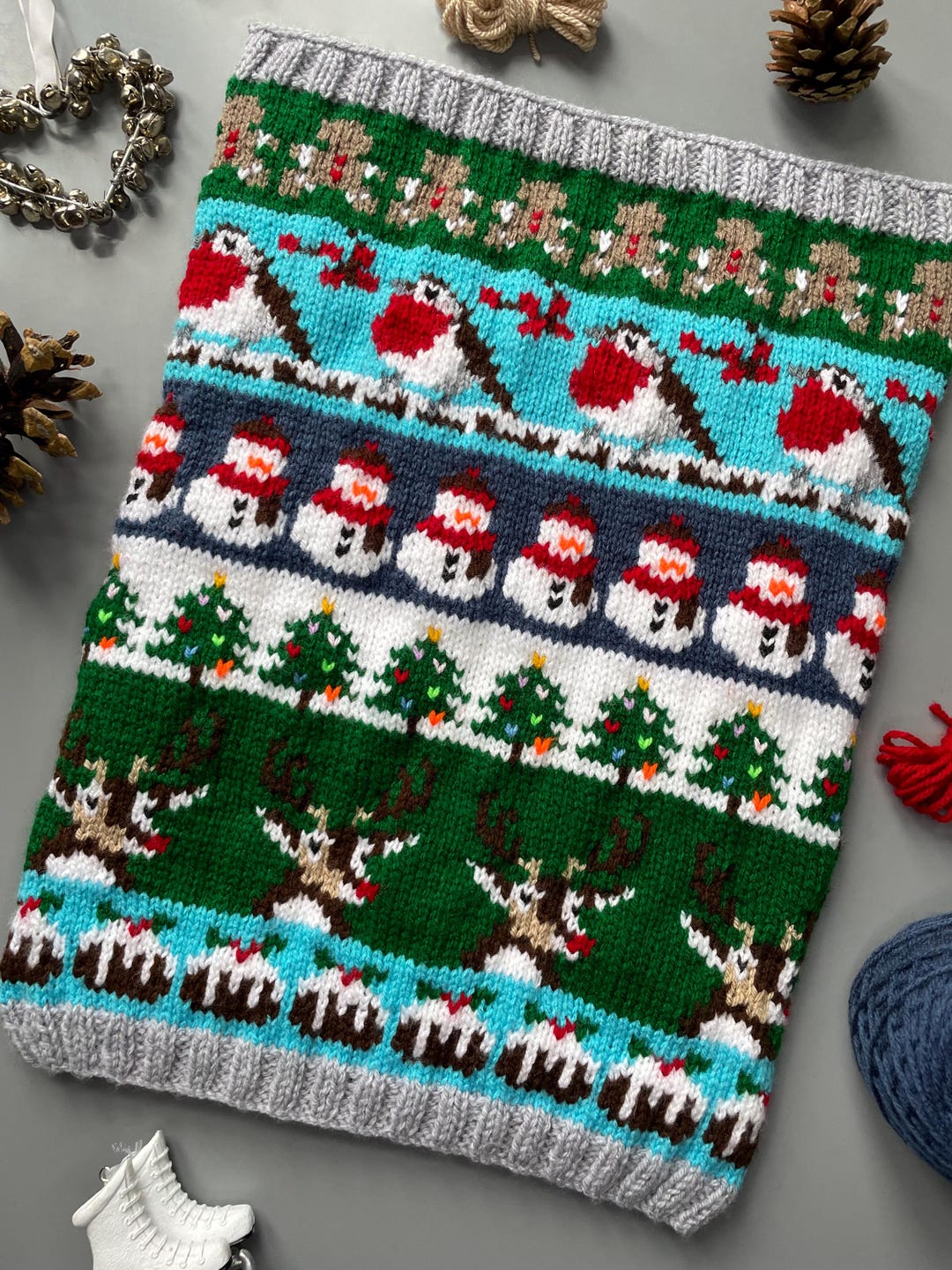 Intarsia Chart - Tis’ the Season - Etsy
