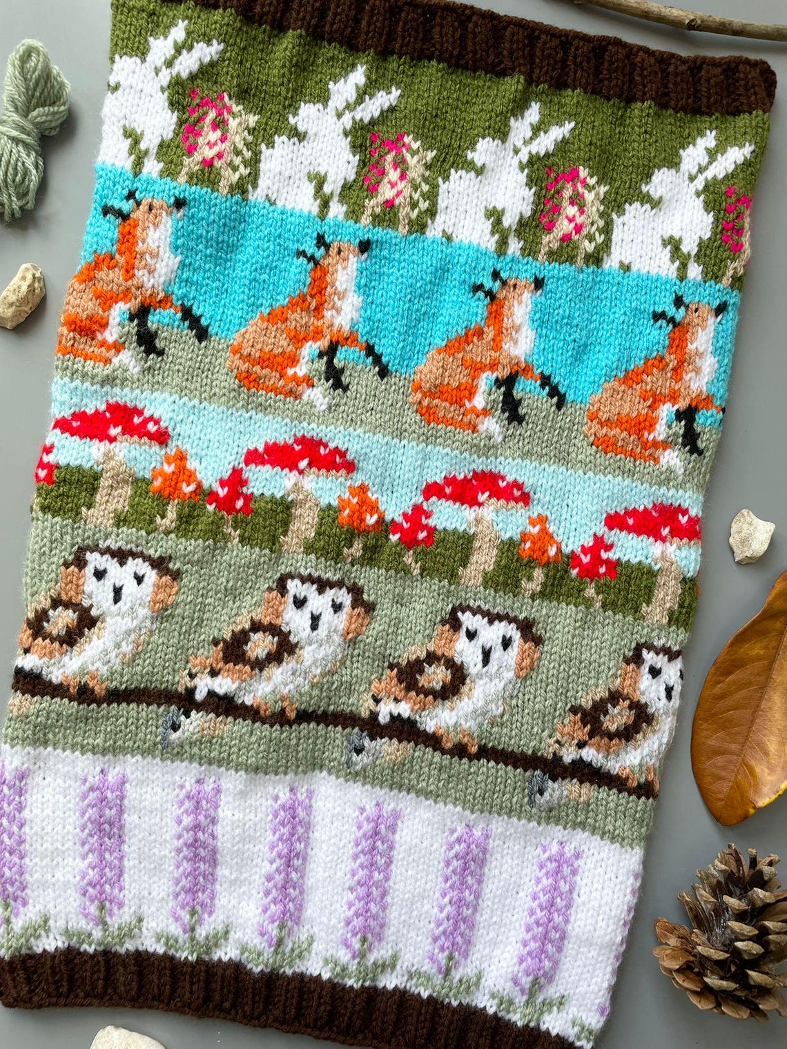 Intarsia Chart - Woodlands - Etsy