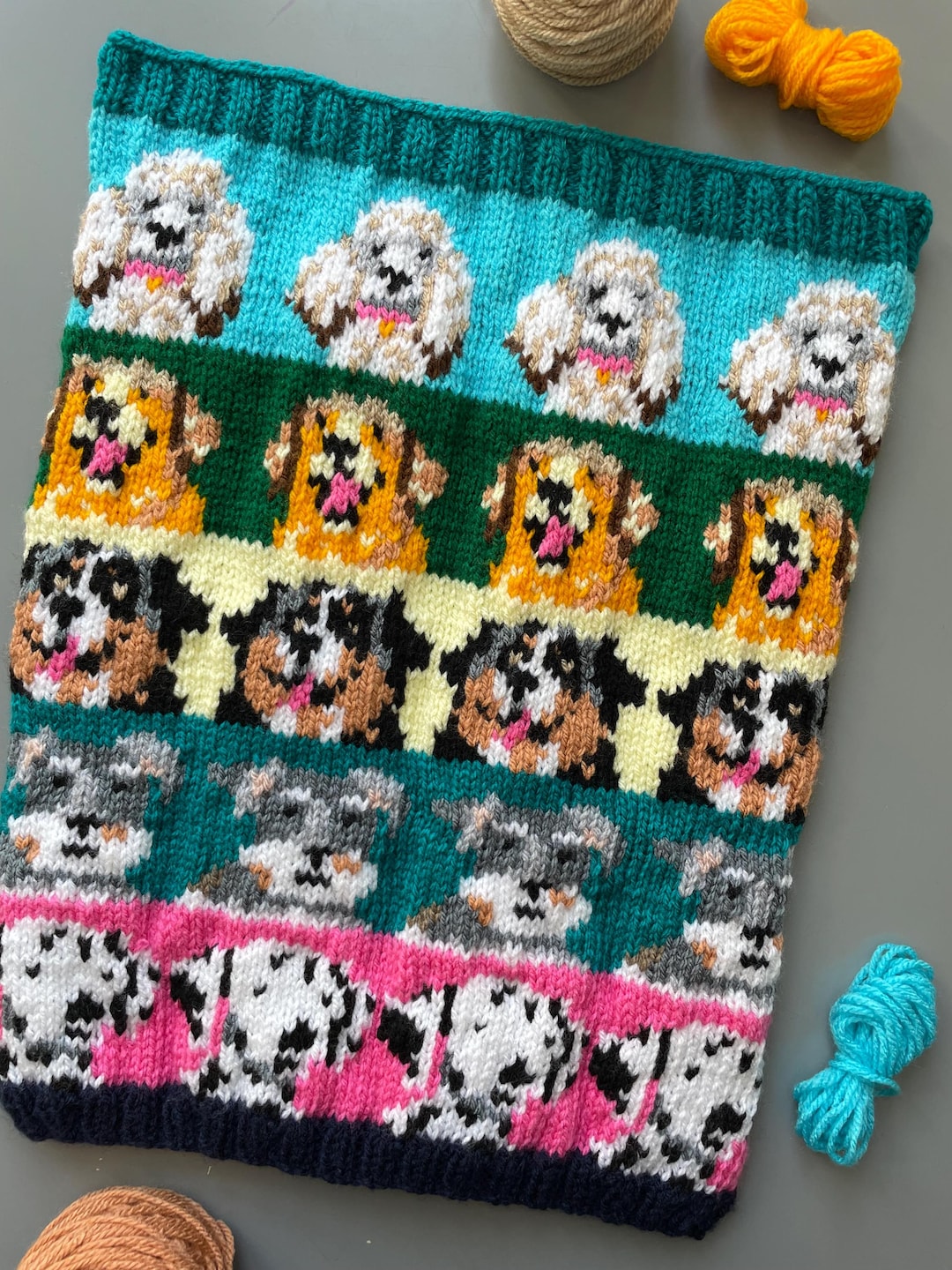 Intarsia Chart - Dogs - Etsy