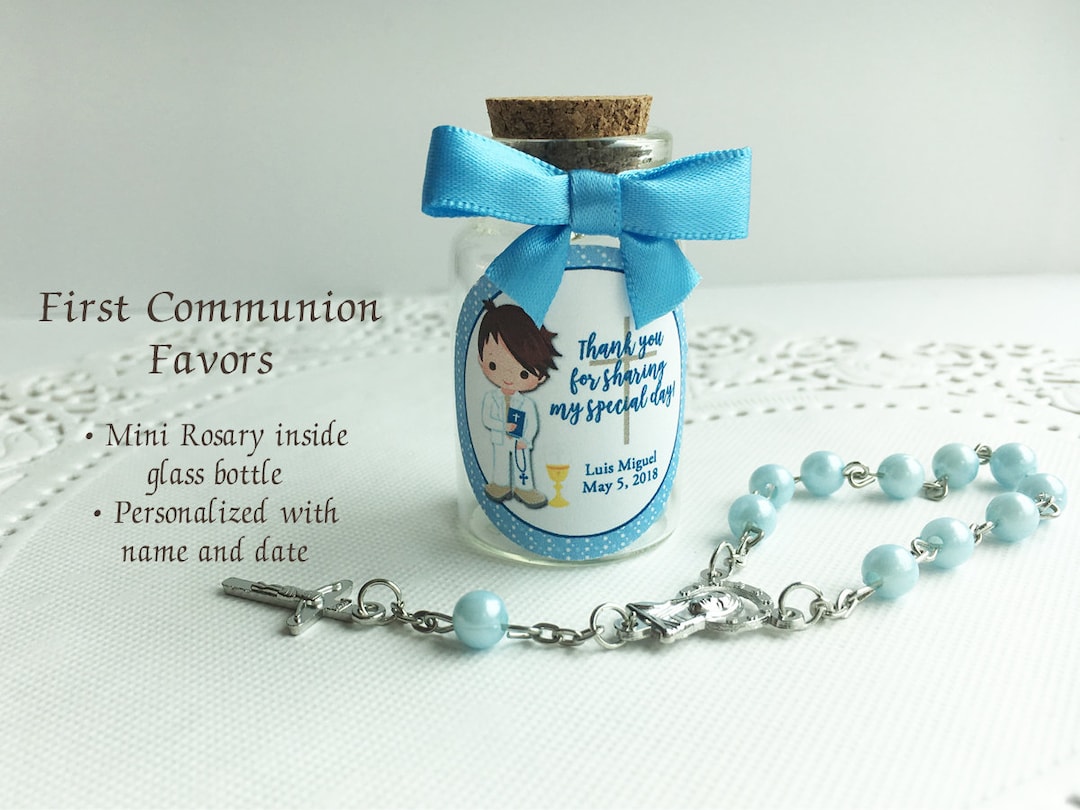 First Holy Communion Favors Communion Rosary Favor - Etsy