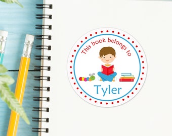 Book Sticker This Book Belongs to Sticker School Sticker | Etsy