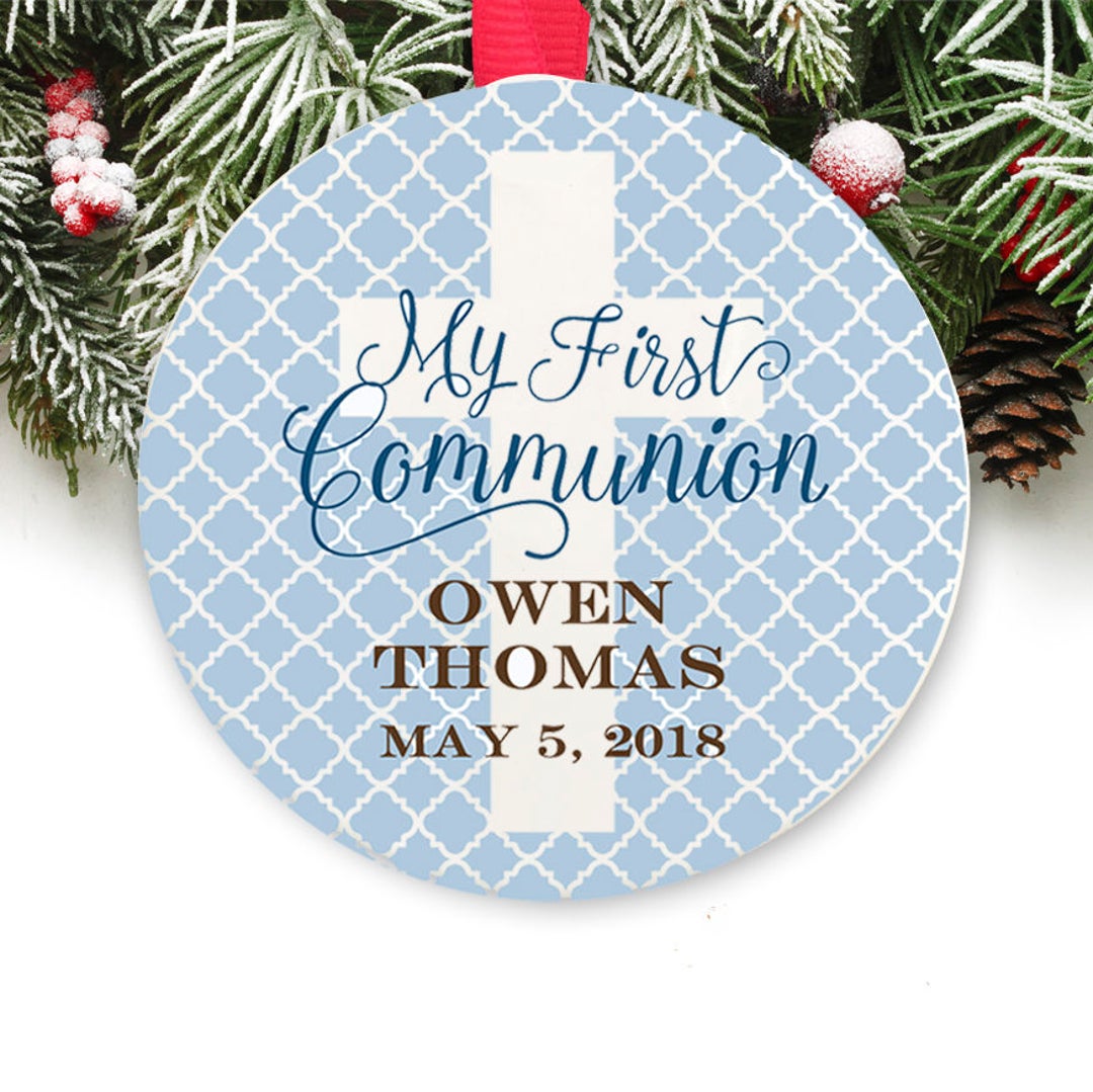 Holy Communion Christmas Ornament Personalized Holy Communion Gift GIFT ...