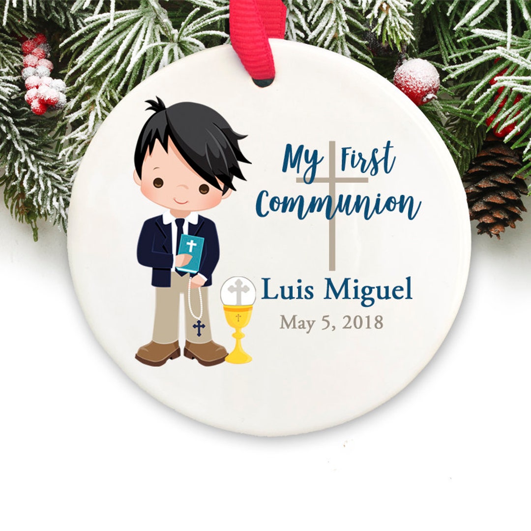 Holy Communion Christmas Ornament Personalized Holy Communion Gift GIFT ...