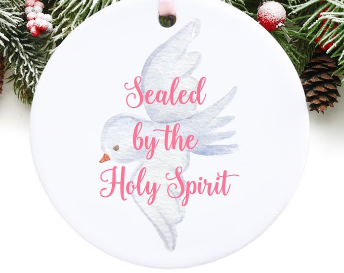 Custom Thank You Ornament, Confirmation Sponsor Keepsake, Personalized ...