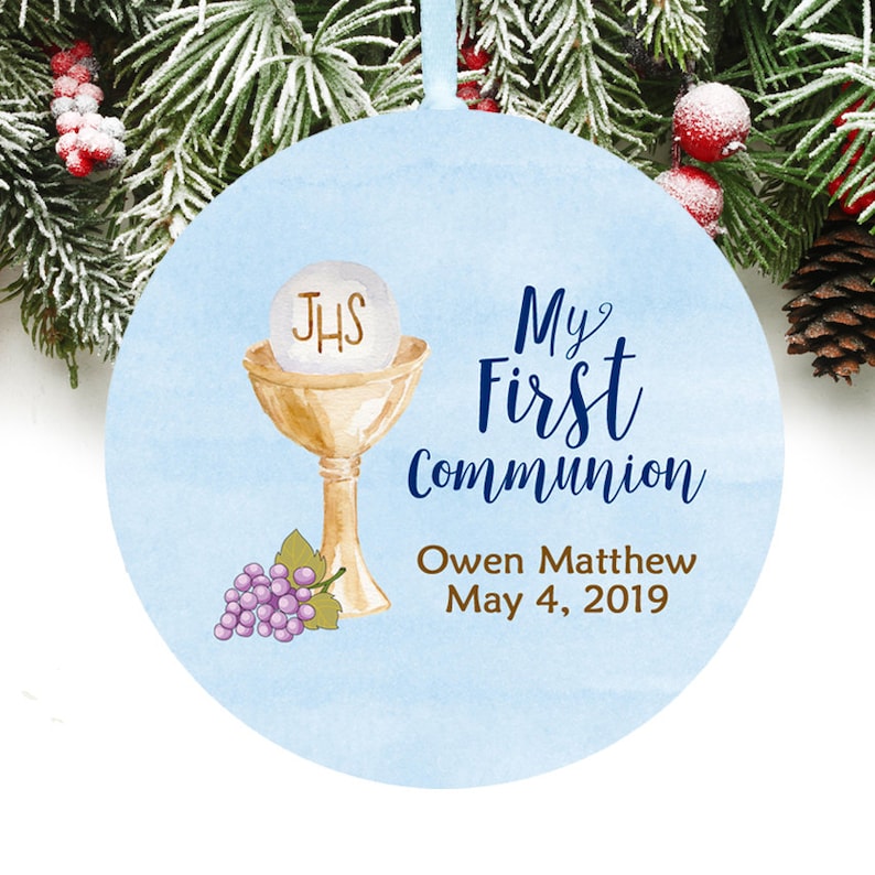 Holy Communion Christmas Ornament Personalized Holy Communion Gift GIFT ...