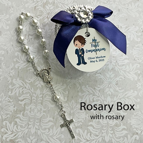 First Communion Favor Boxes - Etsy