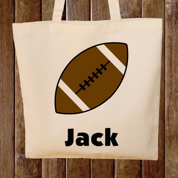 Football Tote Bag Boys Tote Bag Kids Tote Bag | Etsy