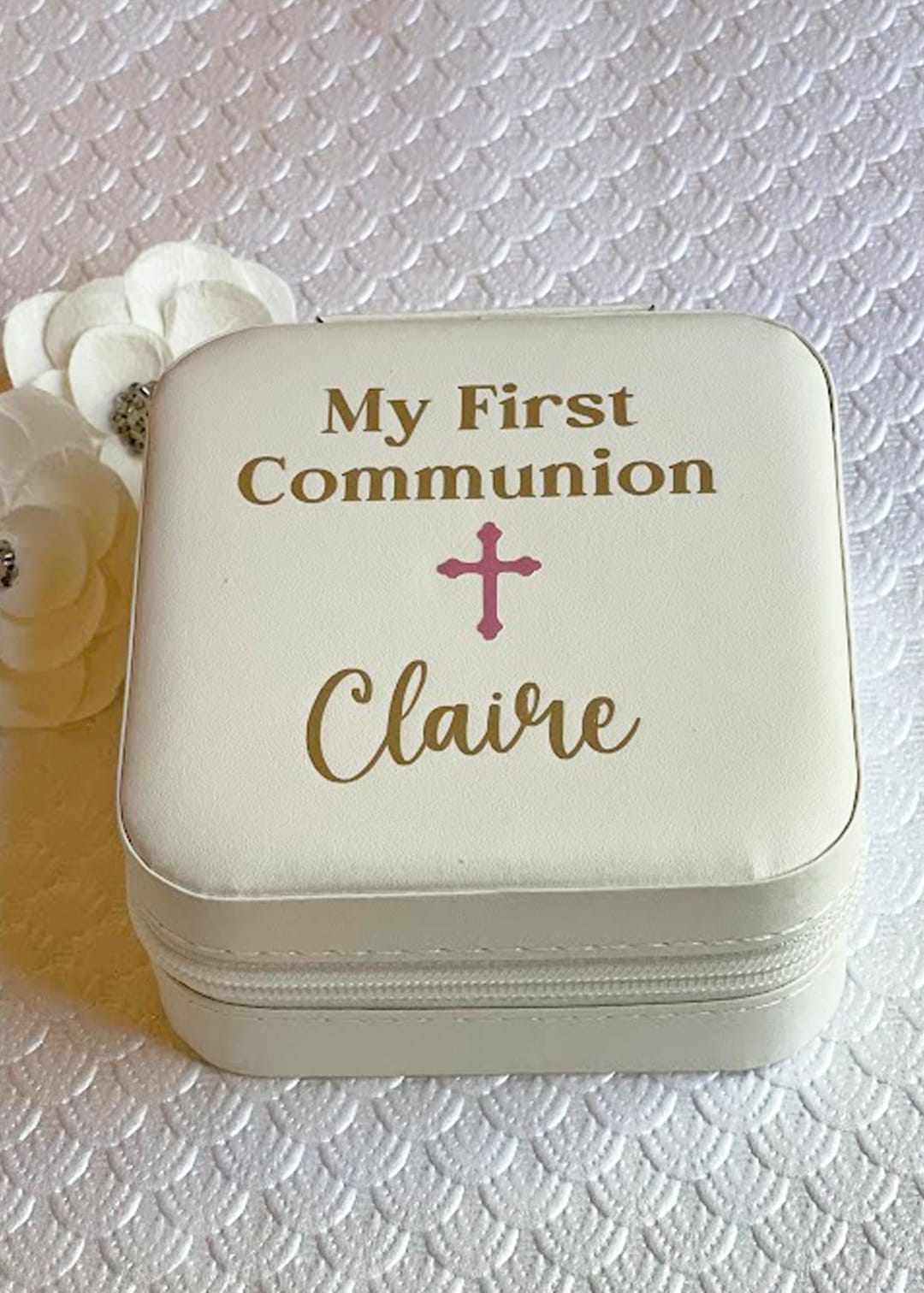 Personalized First Holy Communion Gift First Communion Jewelry Box - Etsy