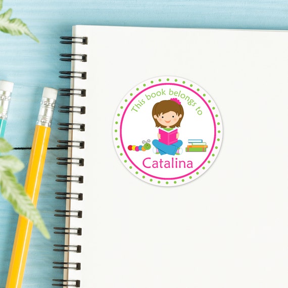 Book Sticker This Book Belongs to Sticker School Sticker | Etsy