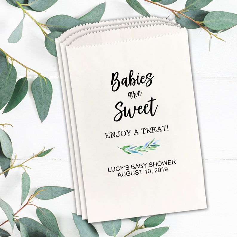 Baby Shower Favor Bags Candy Table Bags Dessert Table Bags - Etsy