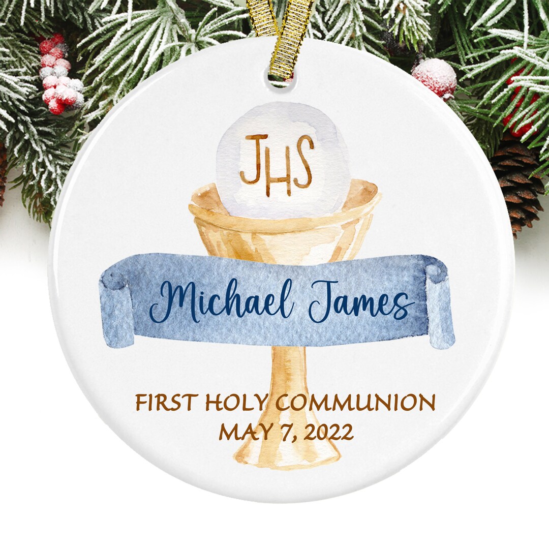 Holy Communion Christmas Ornament Personalized Holy Communion Gift GIFT ...