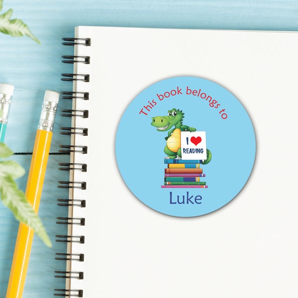 This Book Belongs to Stickers - Etsy