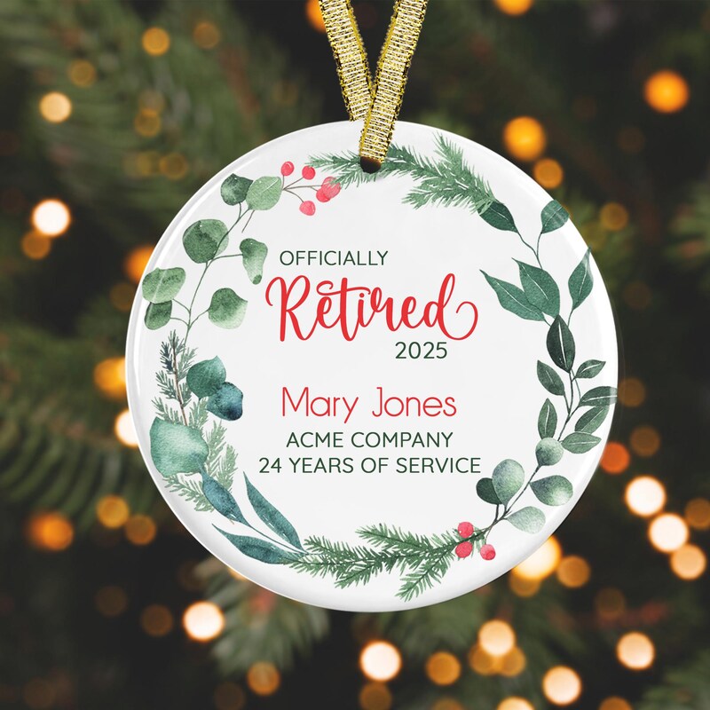Retirement Ornaments - Etsy