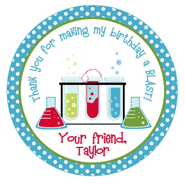 Science Party Favor - Etsy