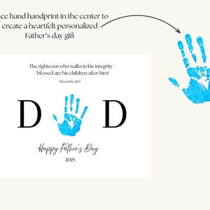 Father’s Day Handprint Craft – Religious Sunday School Activity for ...