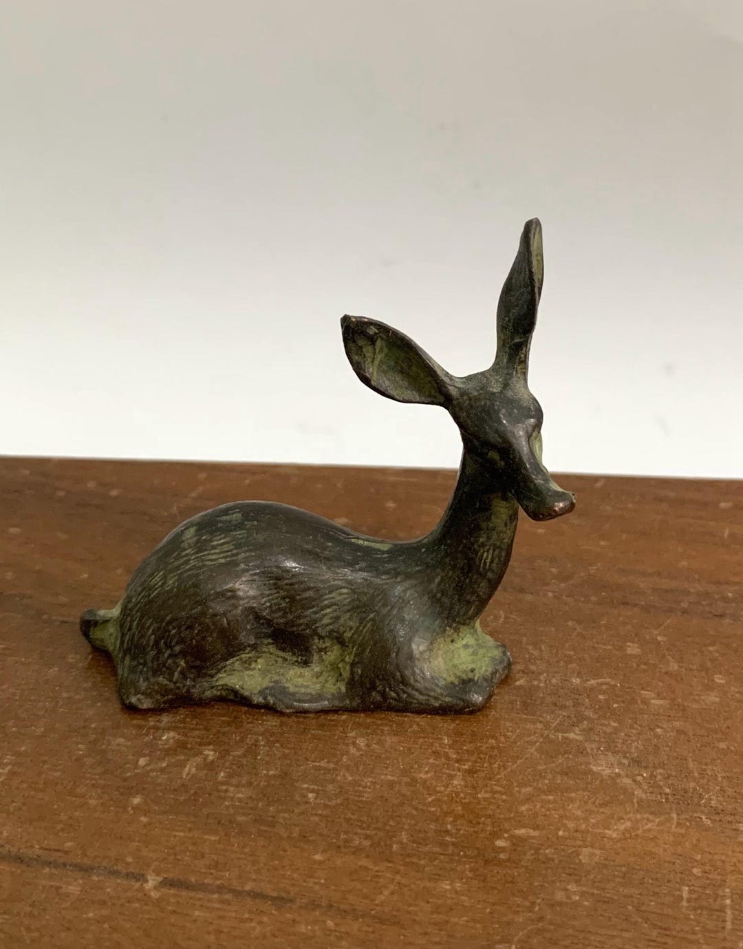 Vintage Bronze Carved Deer Tea Pet Statue, Feng Shui Statue - Etsy