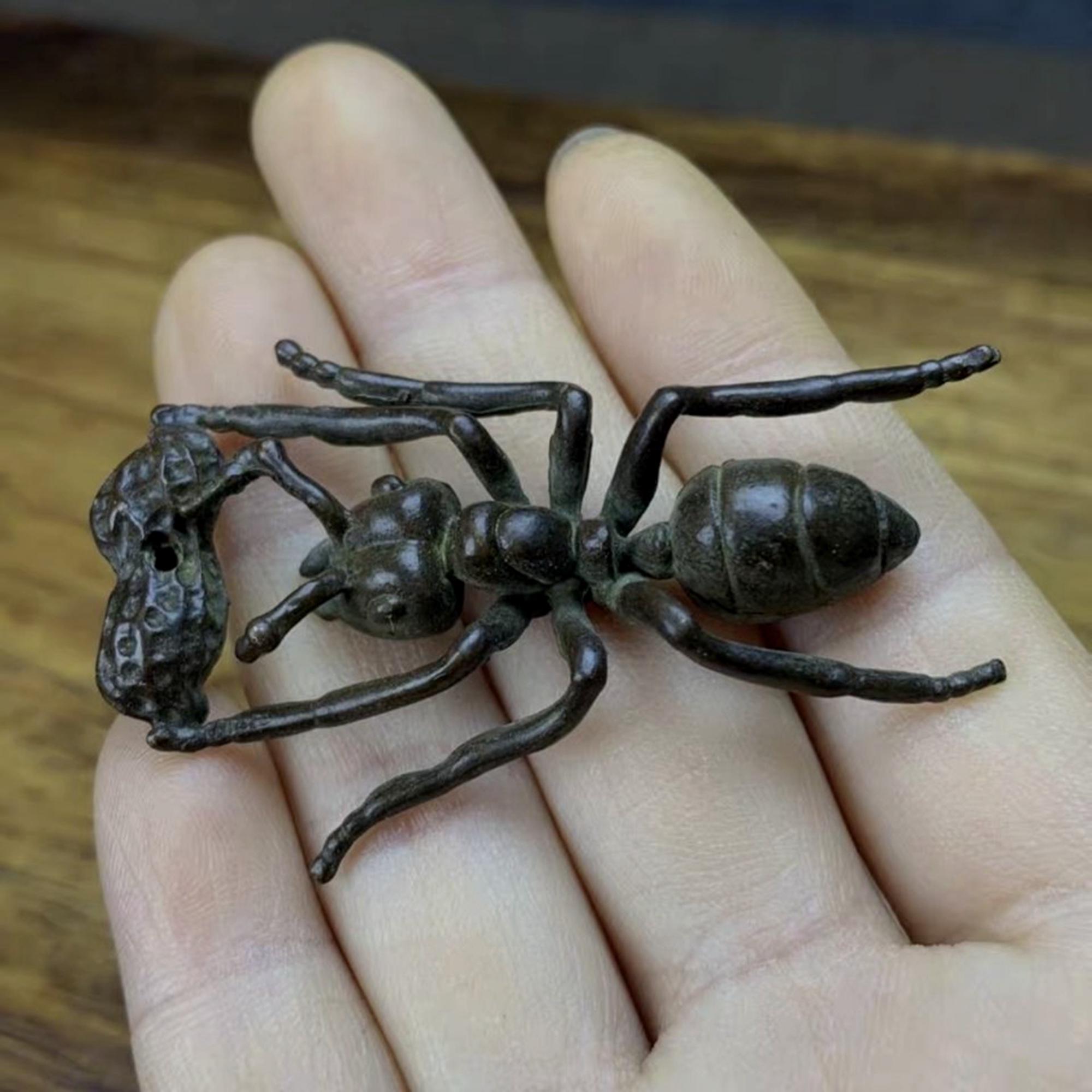 Vintage Bronze Carved Ant Tea Pet Statue, Home Decortion - Etsy