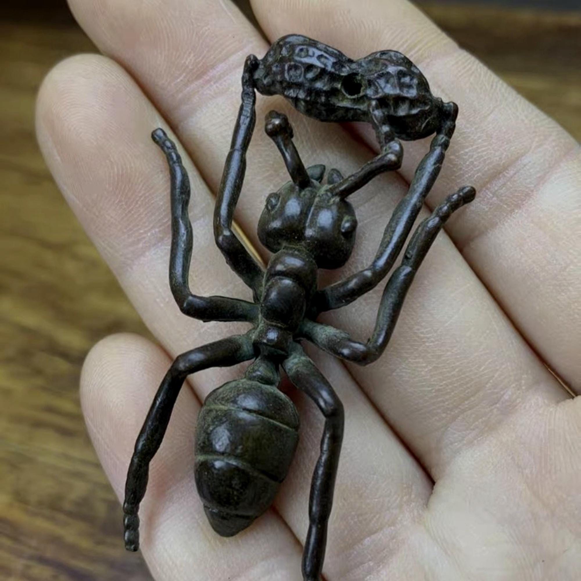 Vintage Bronze Carved Ant Tea Pet Statue, Home Decortion - Etsy