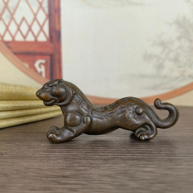 Tiger Statue Vintage - Etsy