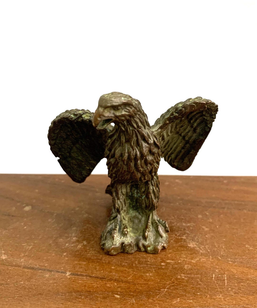 Vintage Bronze Carved Eagle Tea Pet Statue - Feng Shui Statue - Etsy