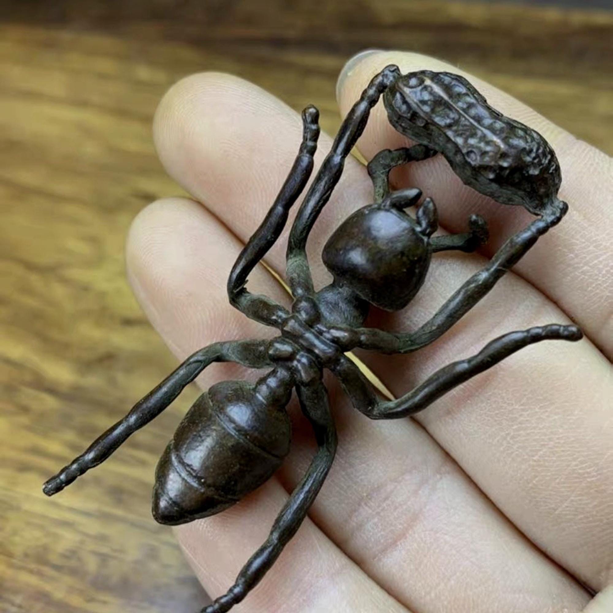 Vintage Bronze Carved Ant Tea Pet Statue, Home Decortion - Etsy